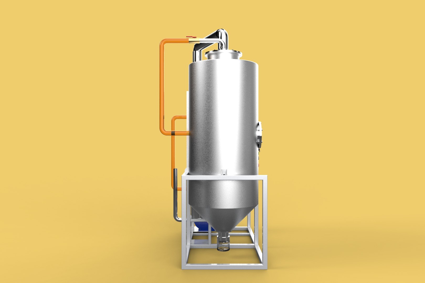 3D CENTRIFUGAL SPRAY DRYER MACHINE SPRAYING DRYING POWDER GRANULE ...