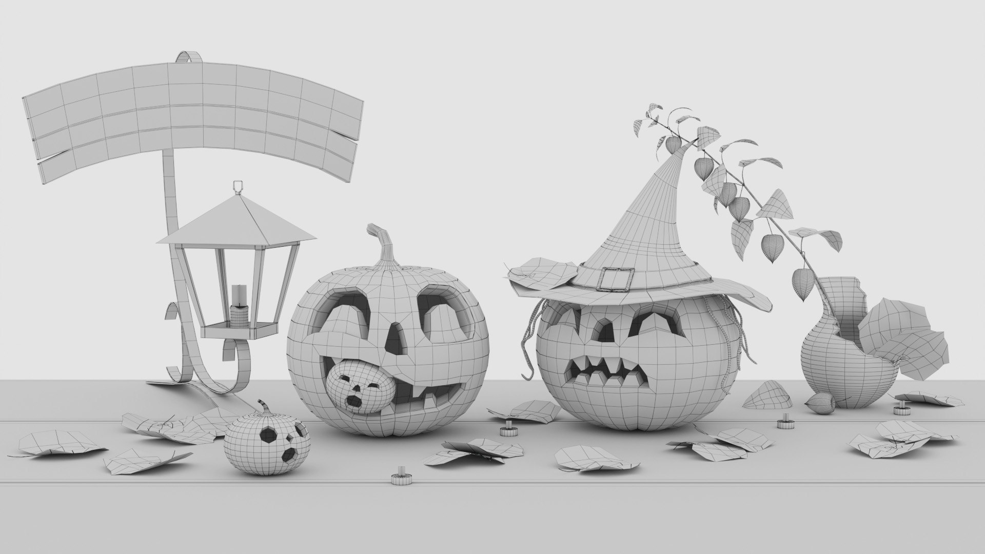 3D Halloween Happy Model - TurboSquid 1641986
