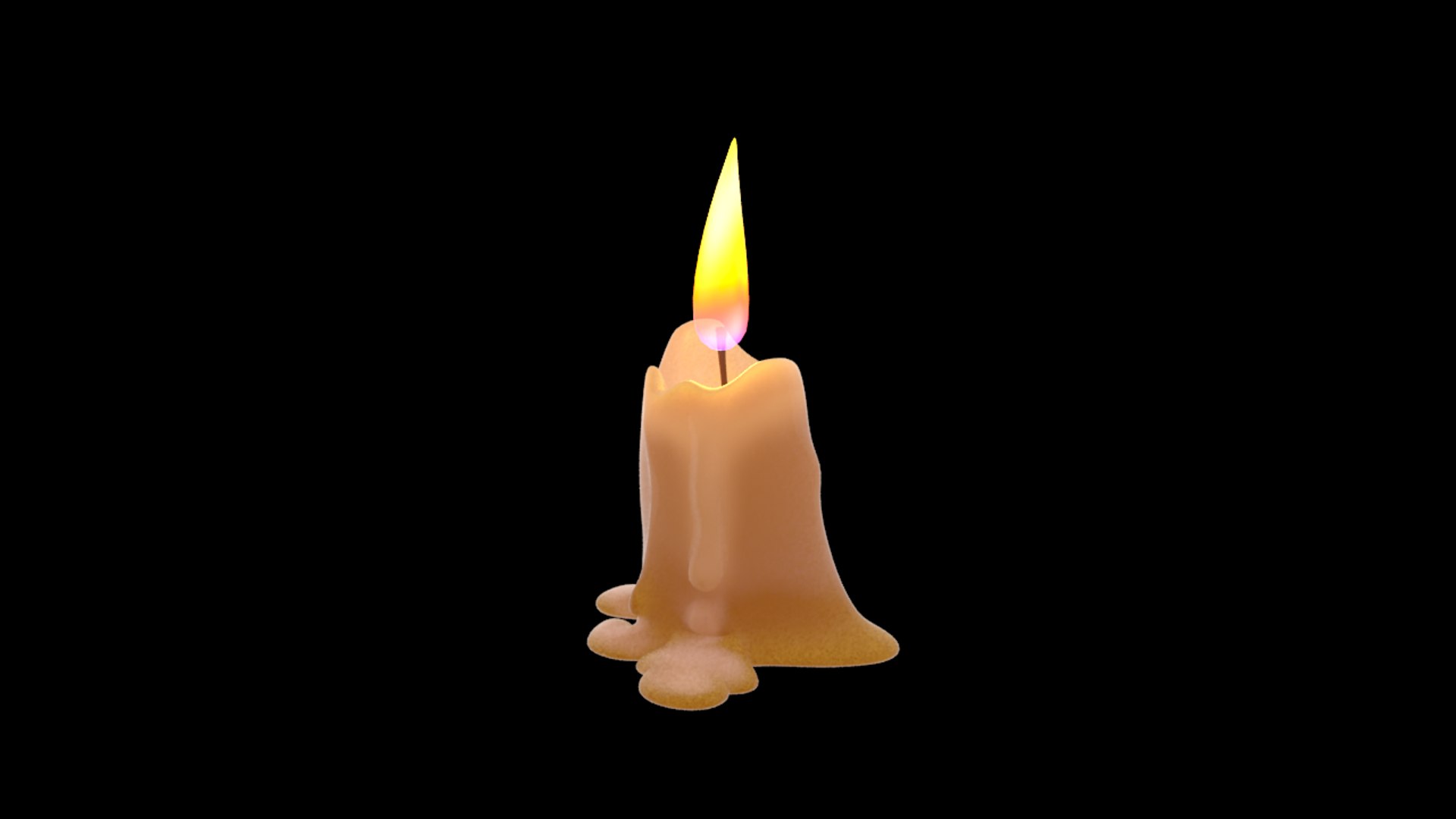 Candle 3D model - TurboSquid 1213341