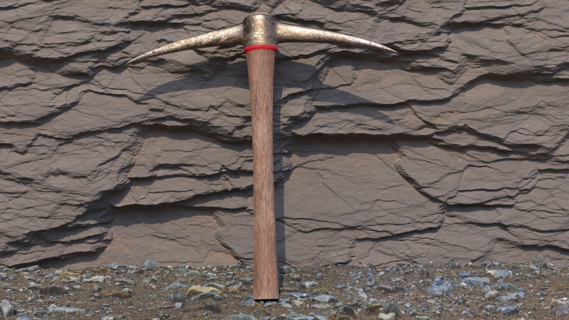 Pickaxe Old 3D Model - TurboSquid 1444769