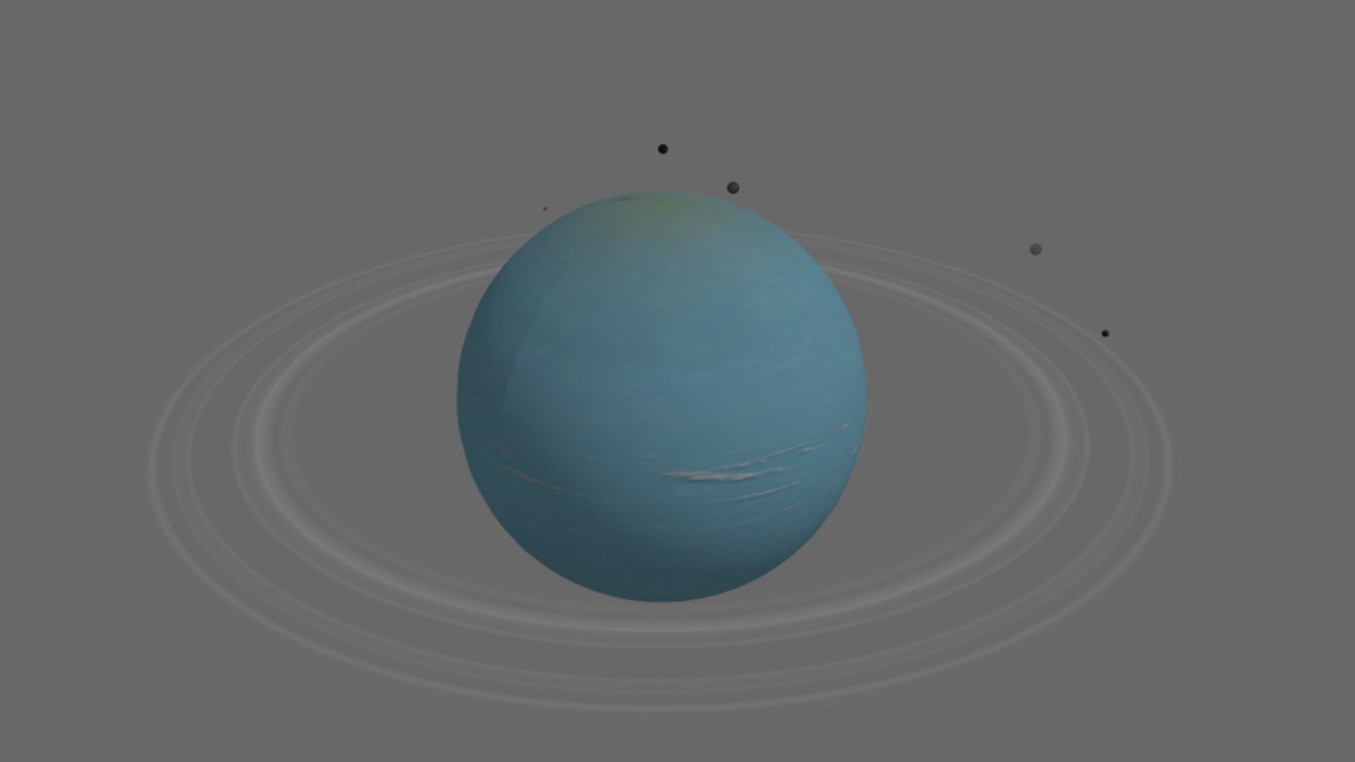 3D Uranus Satellites Planet - TurboSquid 1332835