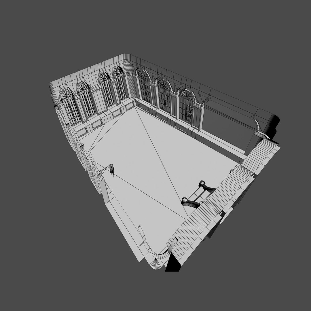 3d Model Pirate Captain S Galley