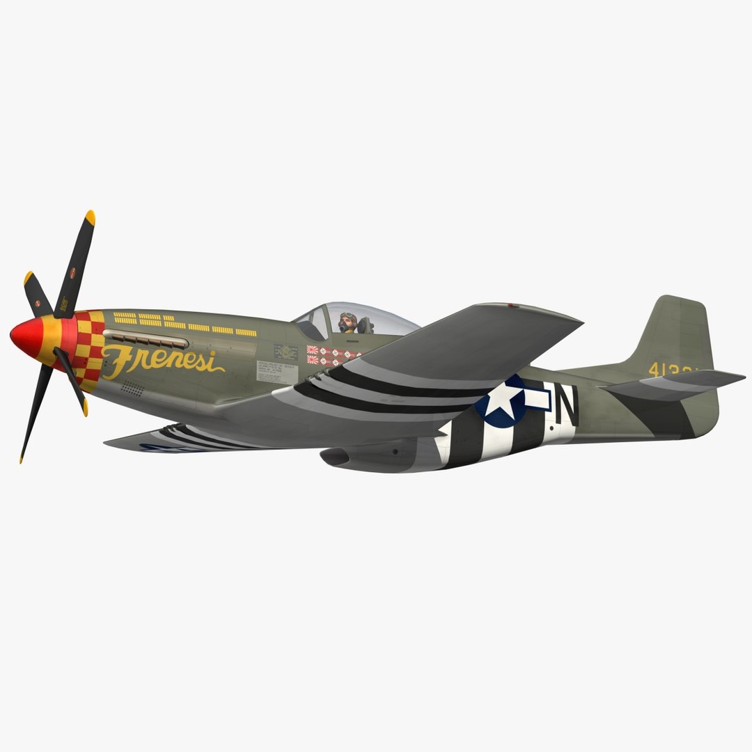 P51 Mustang Frenesi 3D model - TurboSquid 2012884