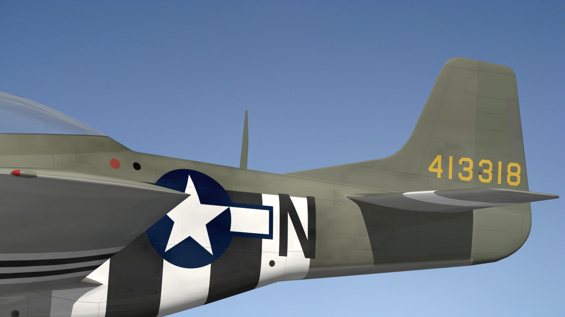 P51 Mustang Frenesi 3D Model - TurboSquid 2012884