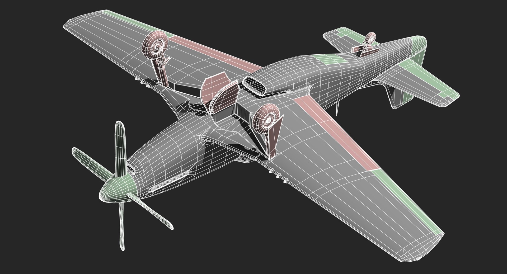 P51 Mustang Frenesi 3D model - TurboSquid 2012884