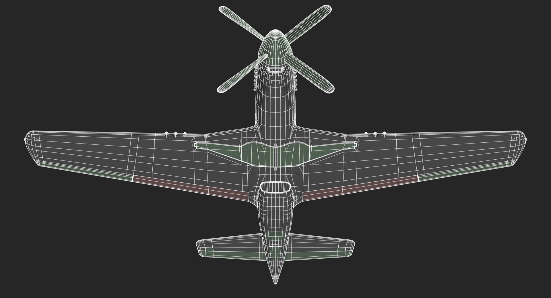 P51 Mustang Frenesi 3D model - TurboSquid 2012884