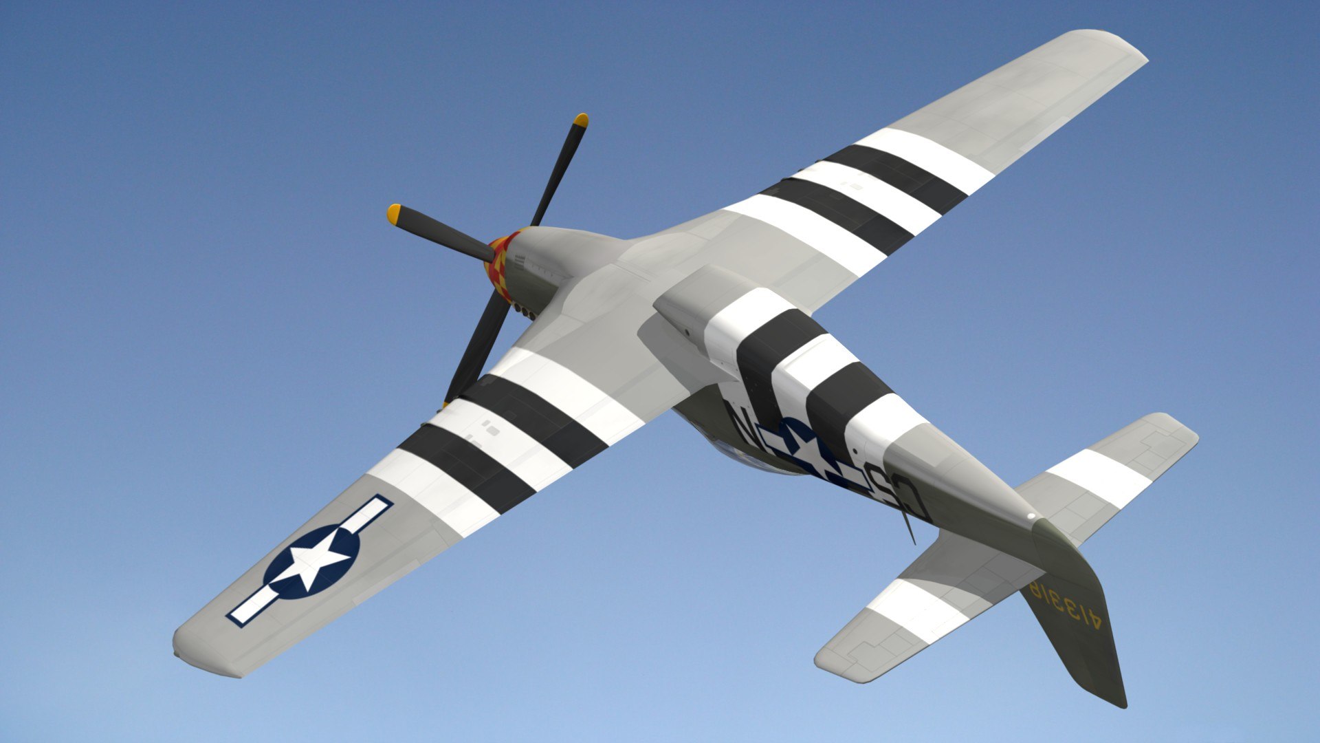 P51 Mustang Frenesi 3D Model - TurboSquid 2012884