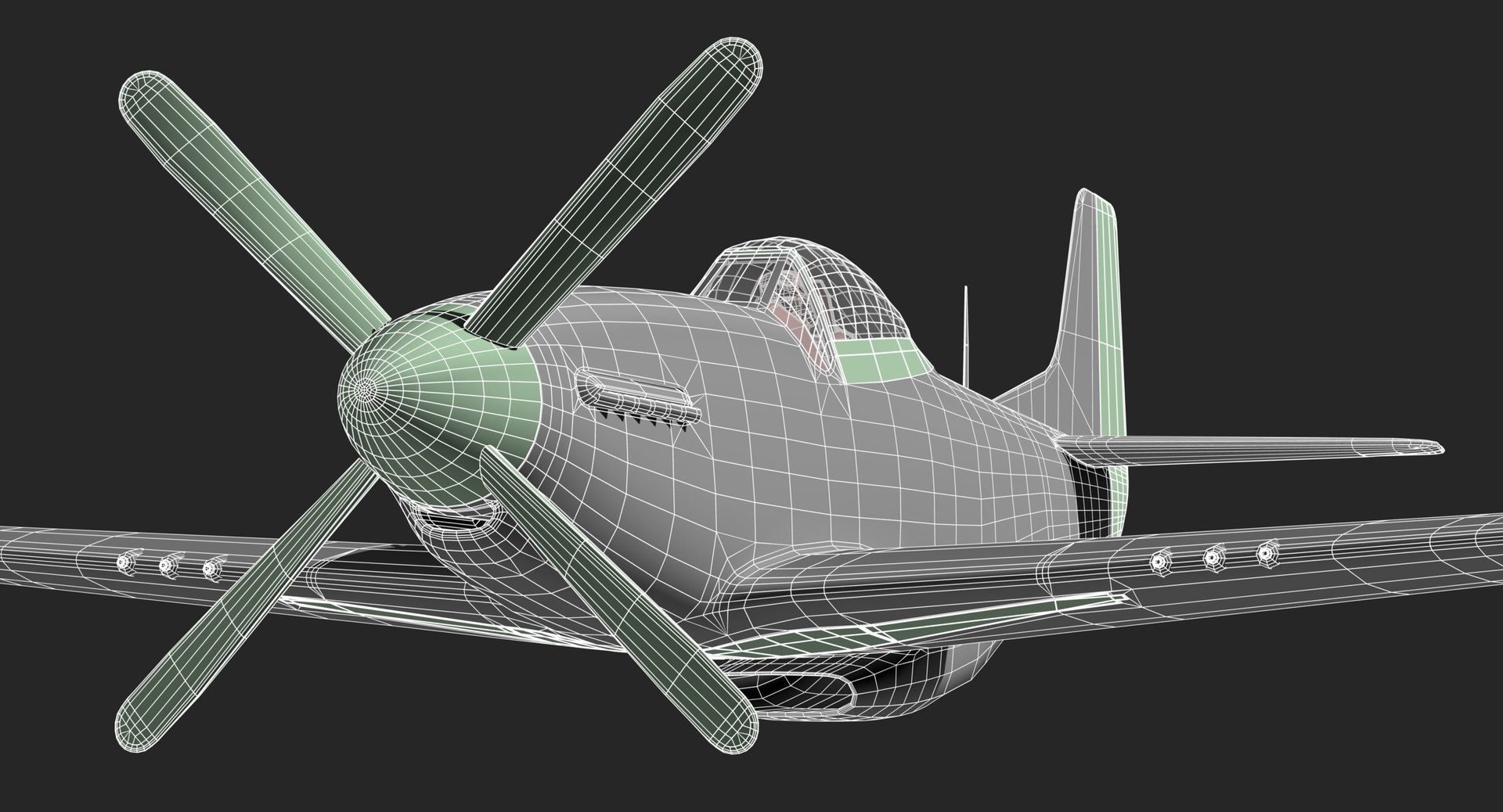 P51 Mustang Frenesi 3D model - TurboSquid 2012884
