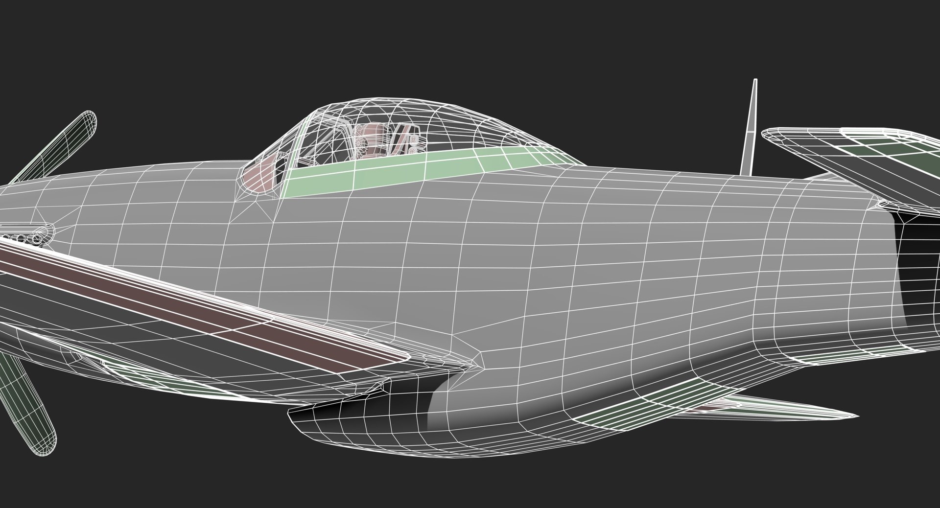 P51 Mustang Frenesi 3D model - TurboSquid 2012884