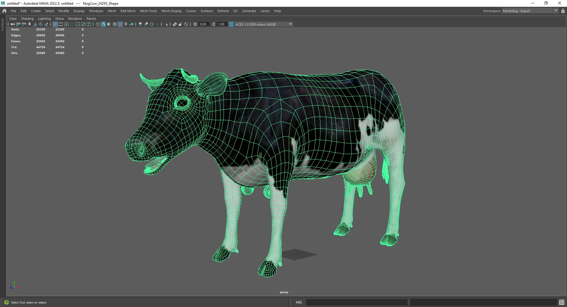 Free 3D Model Black And White Iconic Cow Free Low-poly 3D Model ...