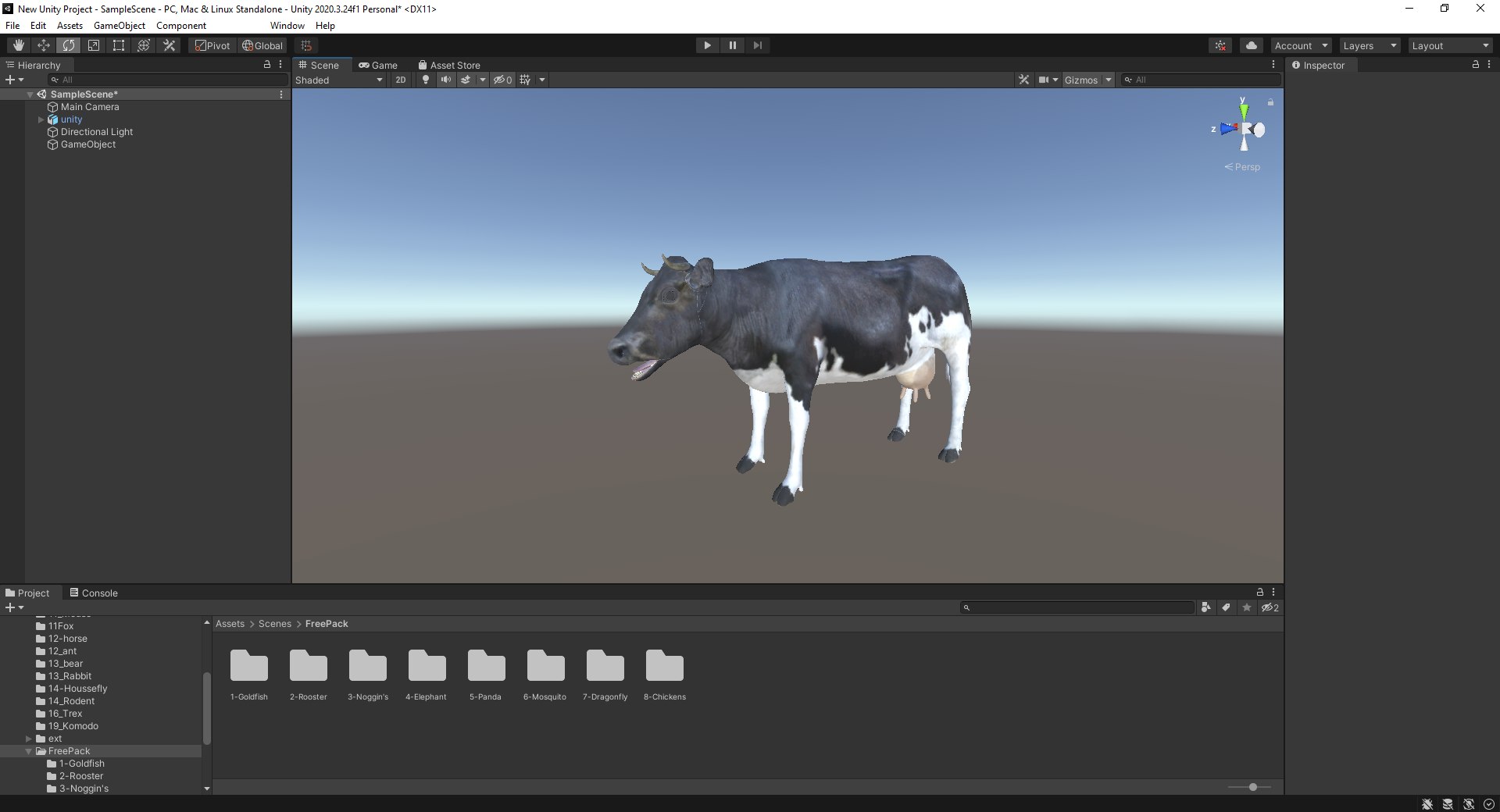 Free 3D Model Black And White Iconic Cow Free Low-poly 3D Model ...