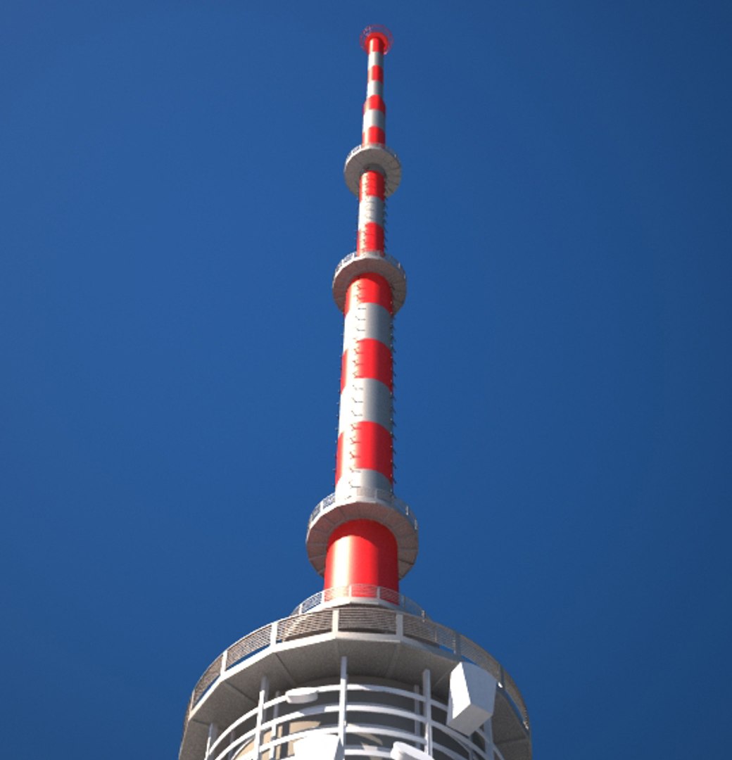 3d Tv Tower Berlin Model