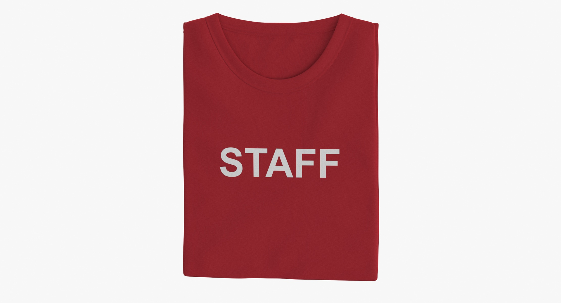 Female Crew Neck Folded Red Staff 01 3D model - TurboSquid 1774878