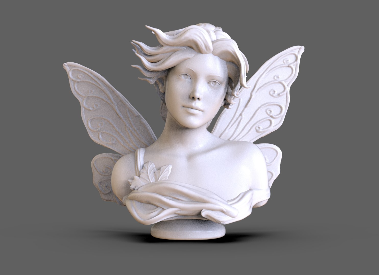 Fairy Bust 3D Model - TurboSquid 2204444