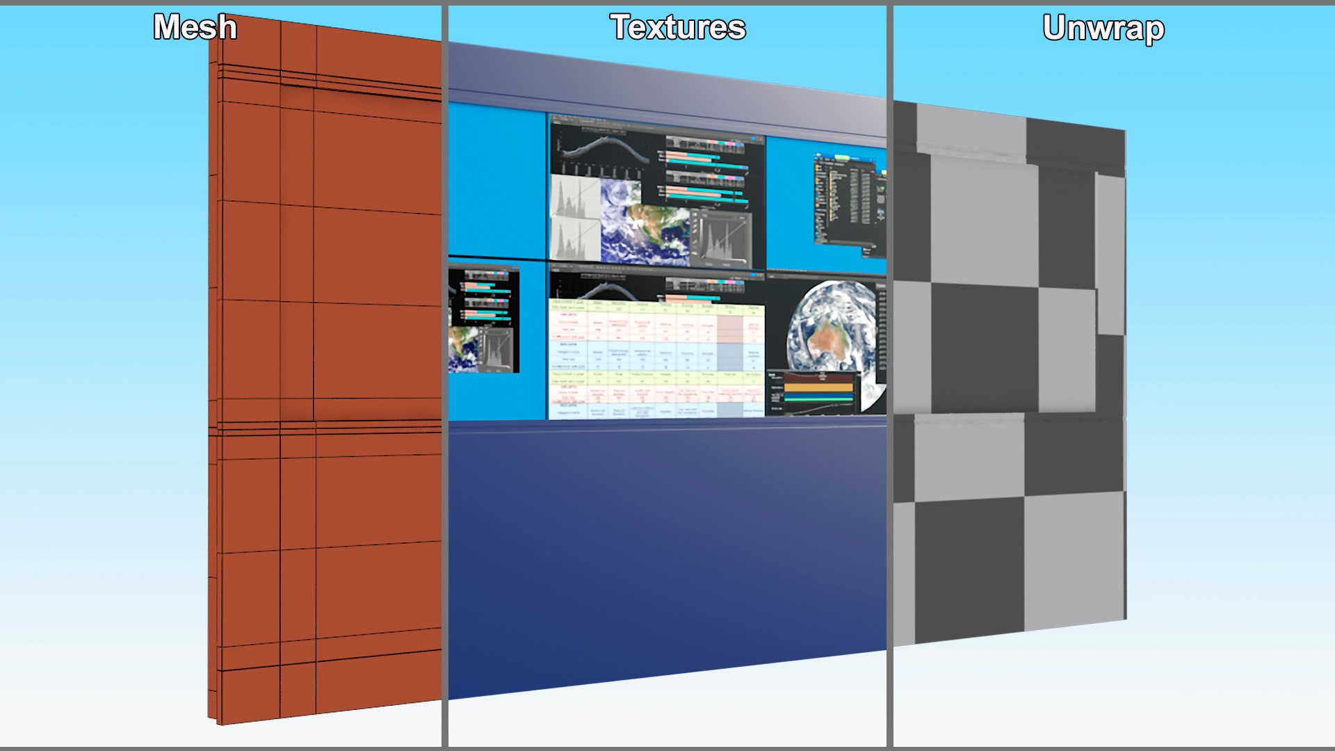 3D Interactive Screen - TurboSquid 2343078