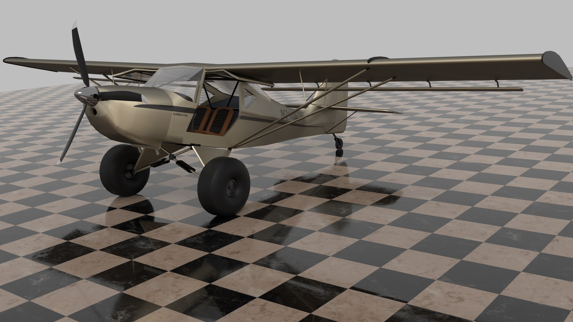 Kitfox Aircraft Golden Fox 3D - TurboSquid 1659873