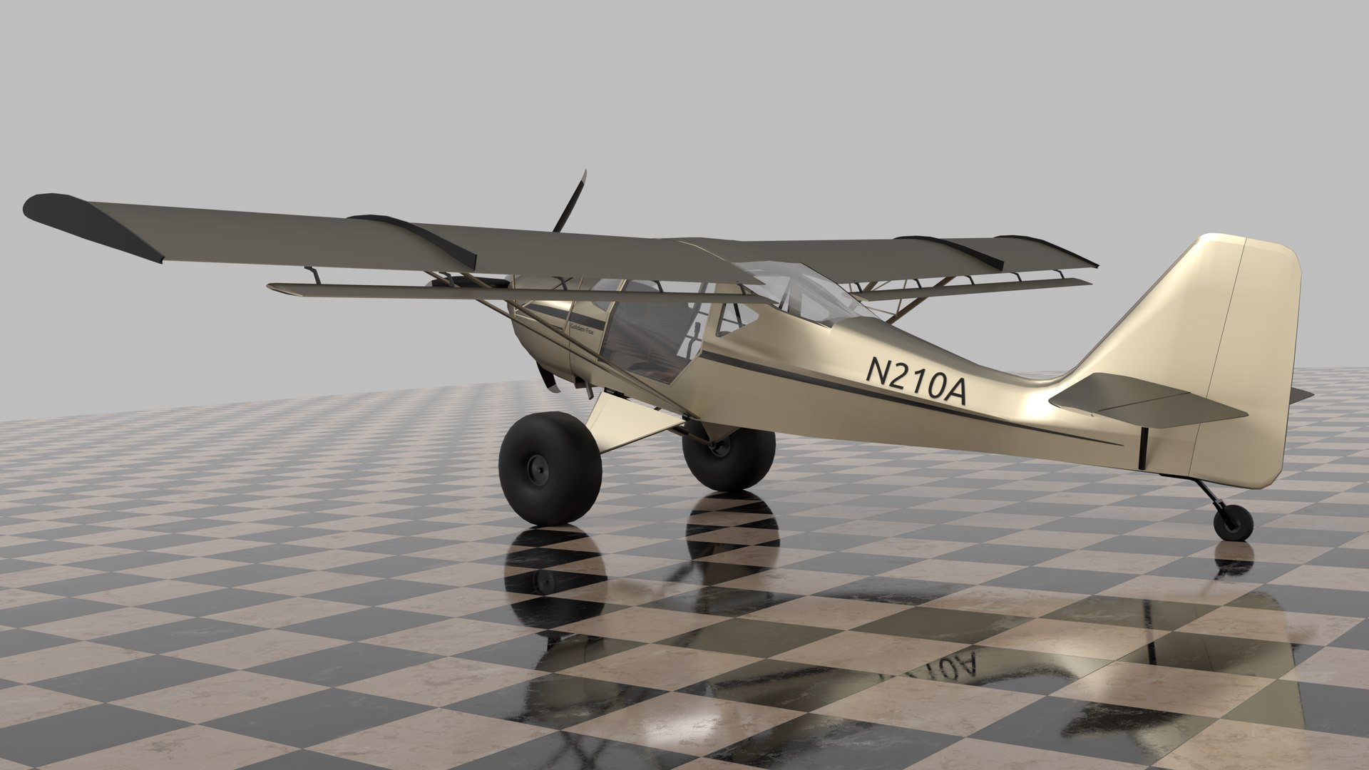 Kitfox Aircraft Golden Fox 3D - TurboSquid 1659873