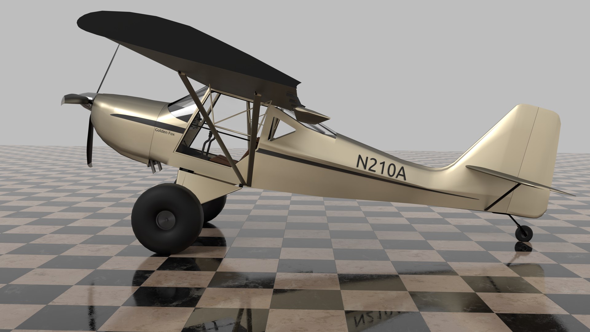 Kitfox Aircraft Golden Fox 3D - TurboSquid 1659873