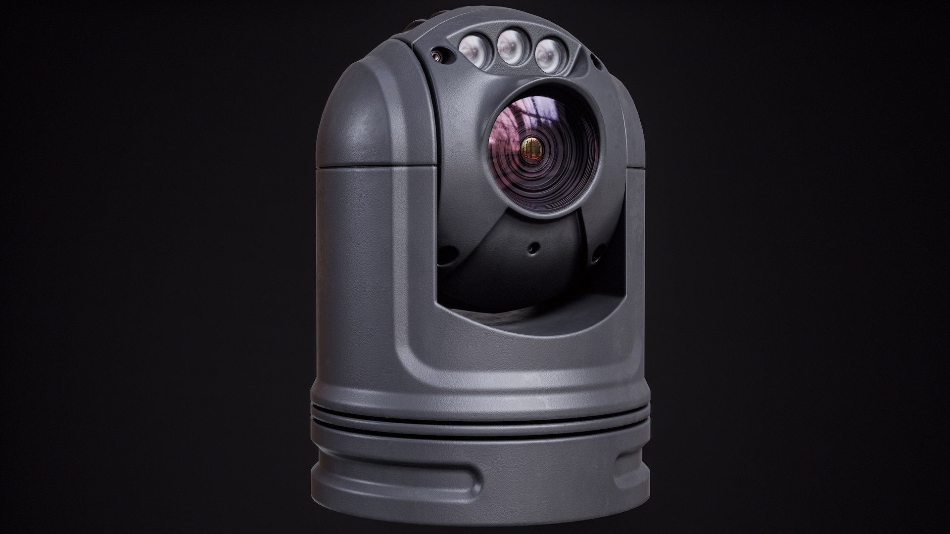 3D Multisensor Gyro Stabilized PTZ Camera System Type 2 PBR - TurboSquid 2148956