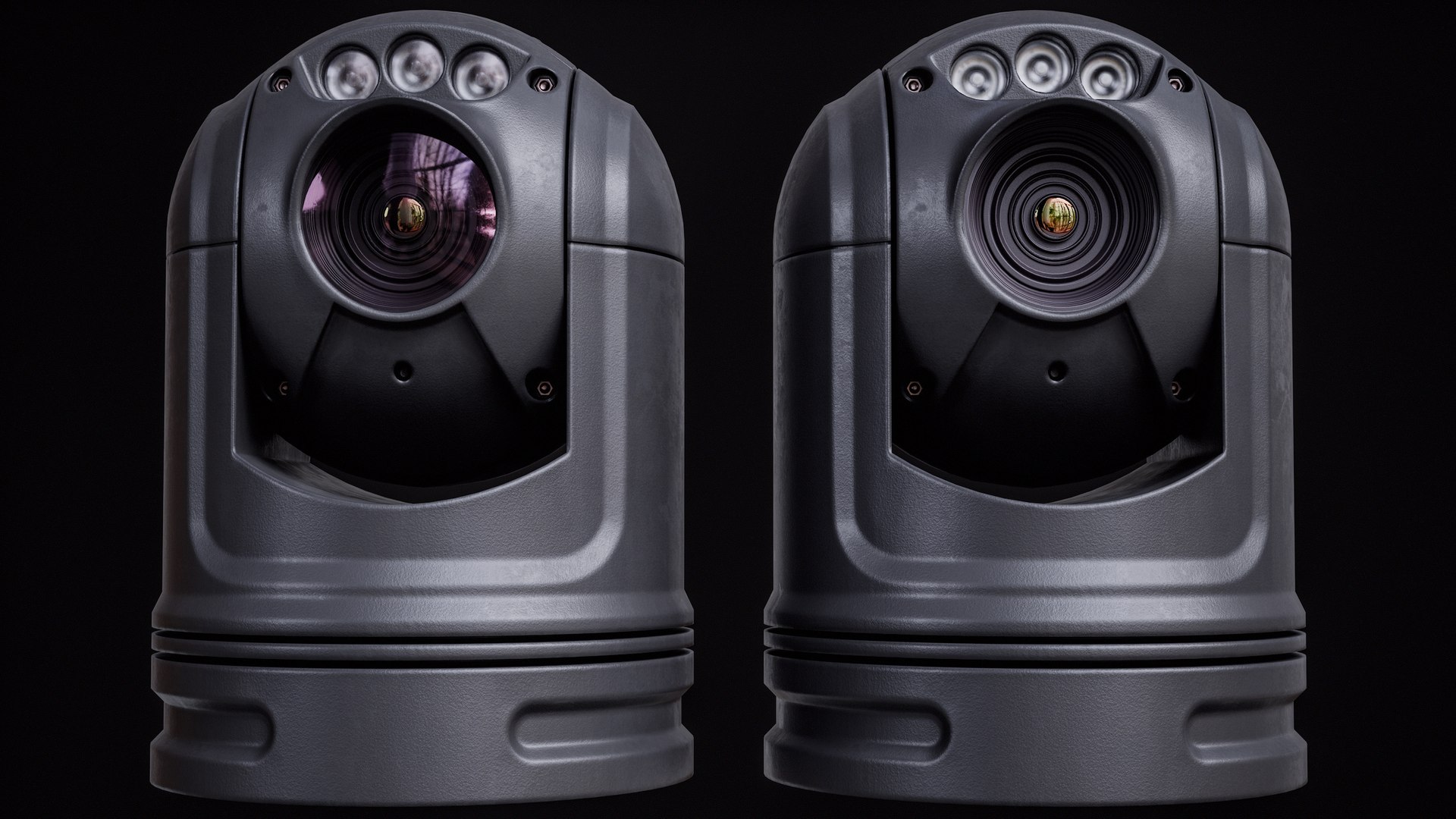 3D Multisensor Gyro Stabilized PTZ Camera System Type 2 PBR ...