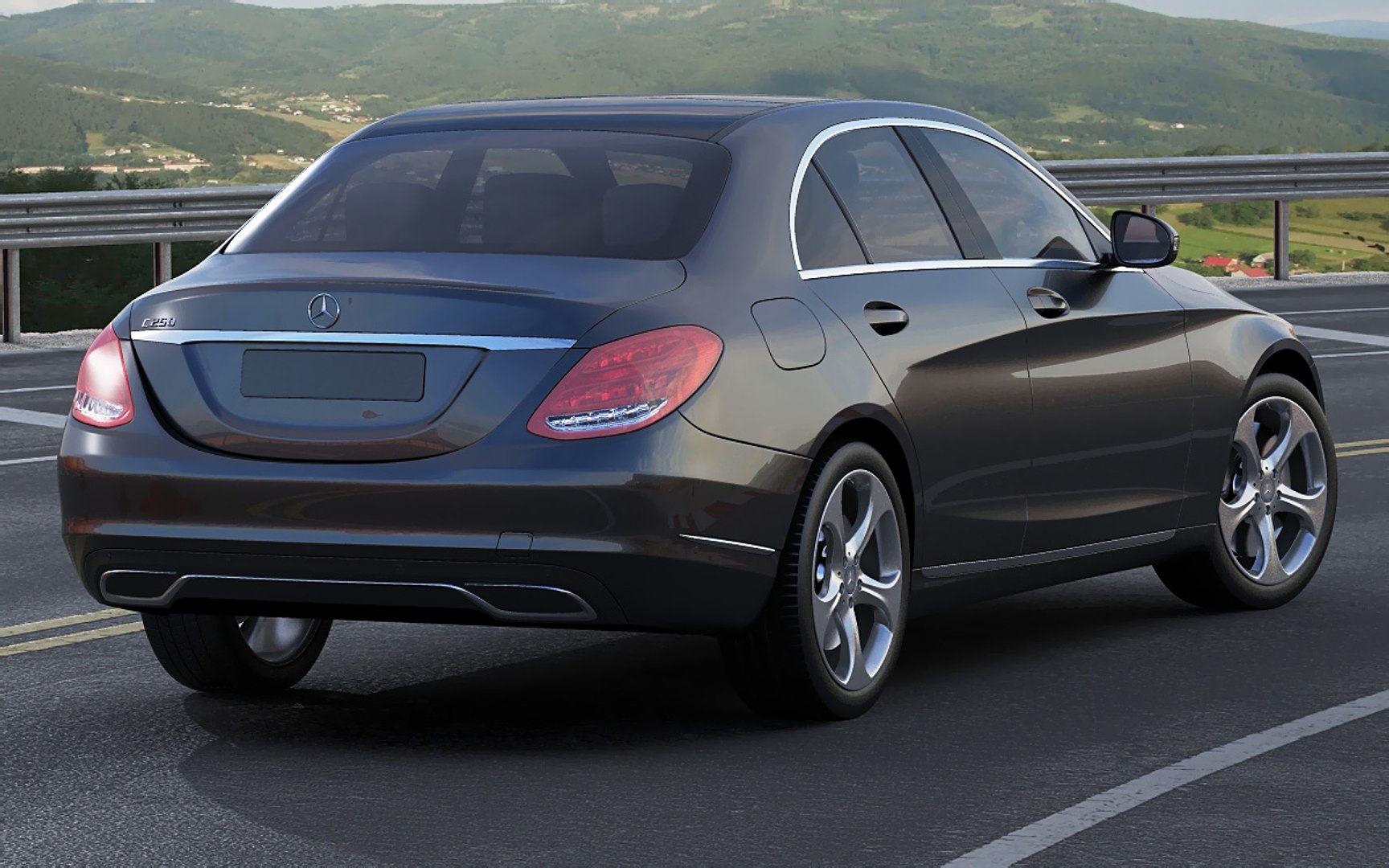 3d Mercedes C Class Model