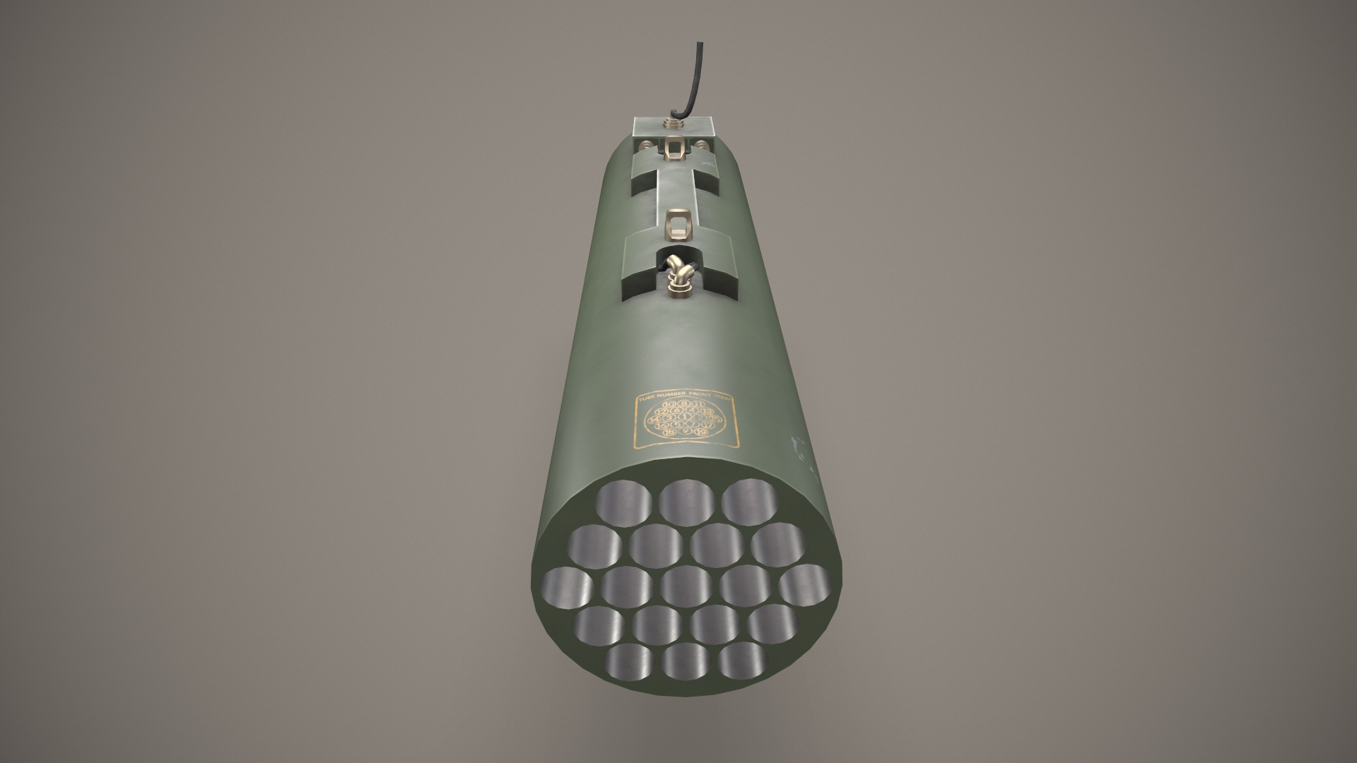 3D Rocket Launcher FZ225 With Missiles Model - TurboSquid 2205714