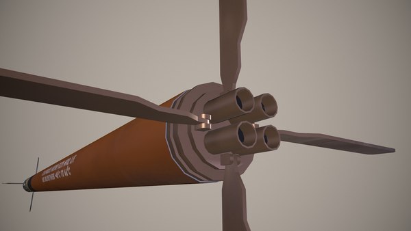 modelo 3d Lanzacohetes FZ225 con misiles - TurboSquid 2205714