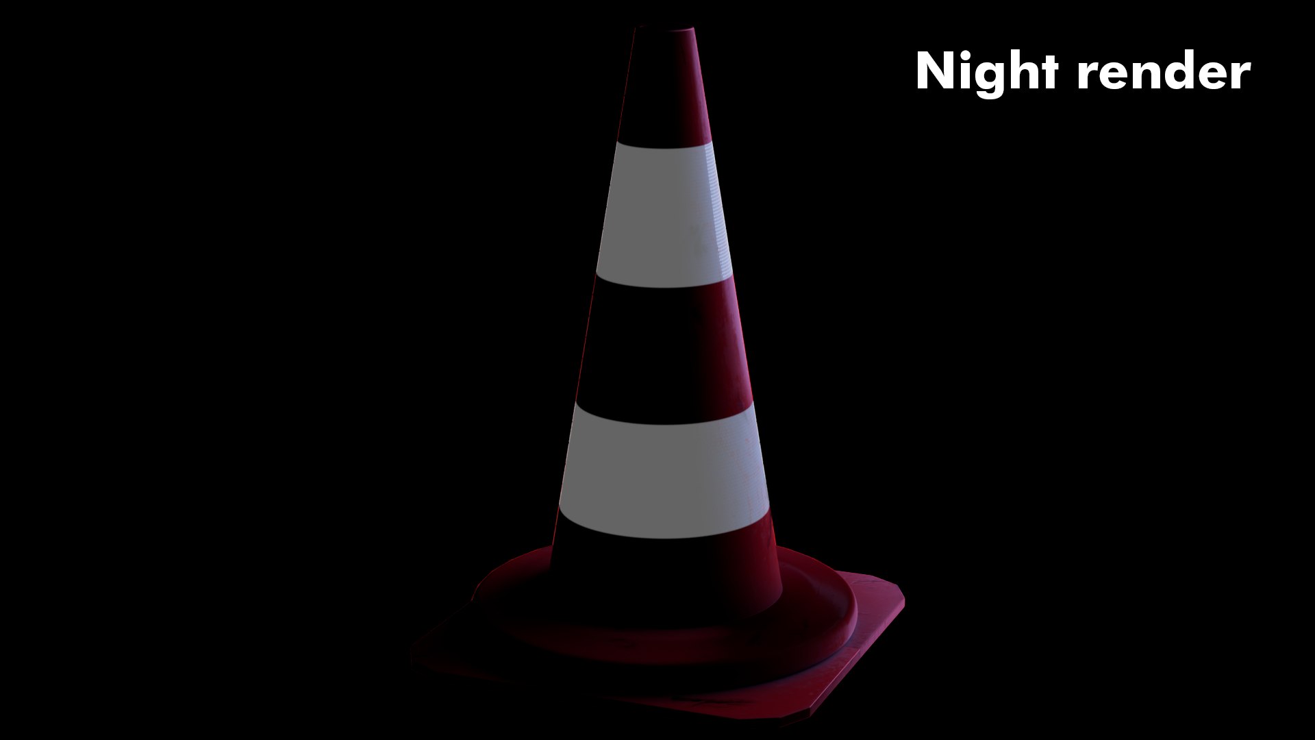 City Road Cone 3D Asset 3D - TurboSquid 2519585