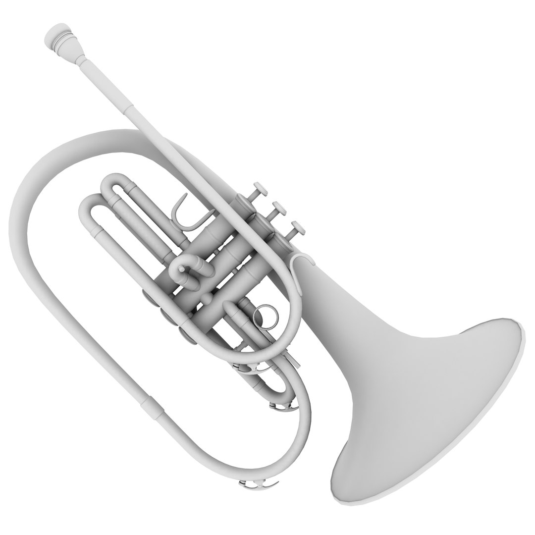 Mellophone Model - TurboSquid 1297772
