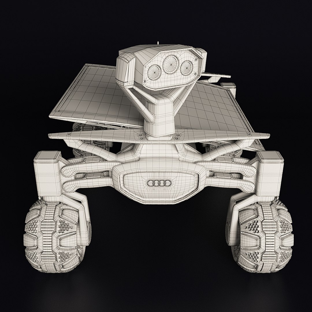 Rover moon quattro 3D model - TurboSquid 1391820