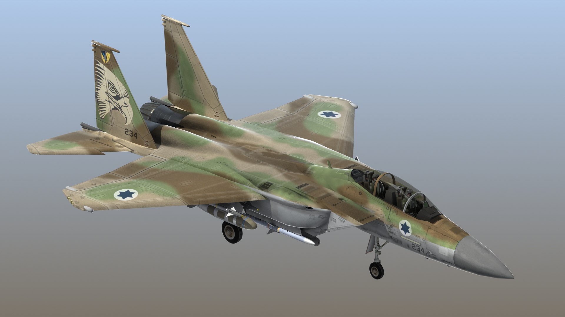 F15I Raam IDF 3D Model - TurboSquid 2219467