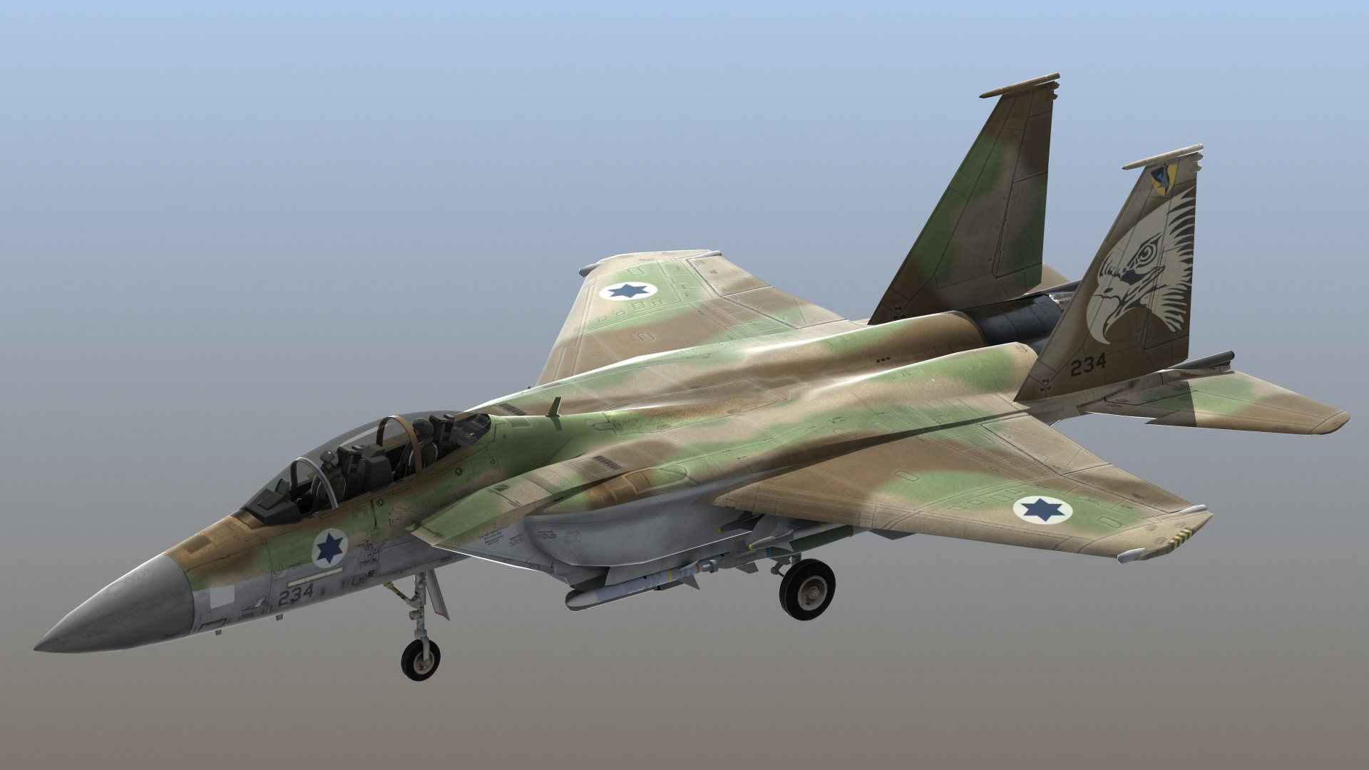 F15I Raam IDF 3D Model - TurboSquid 2219467