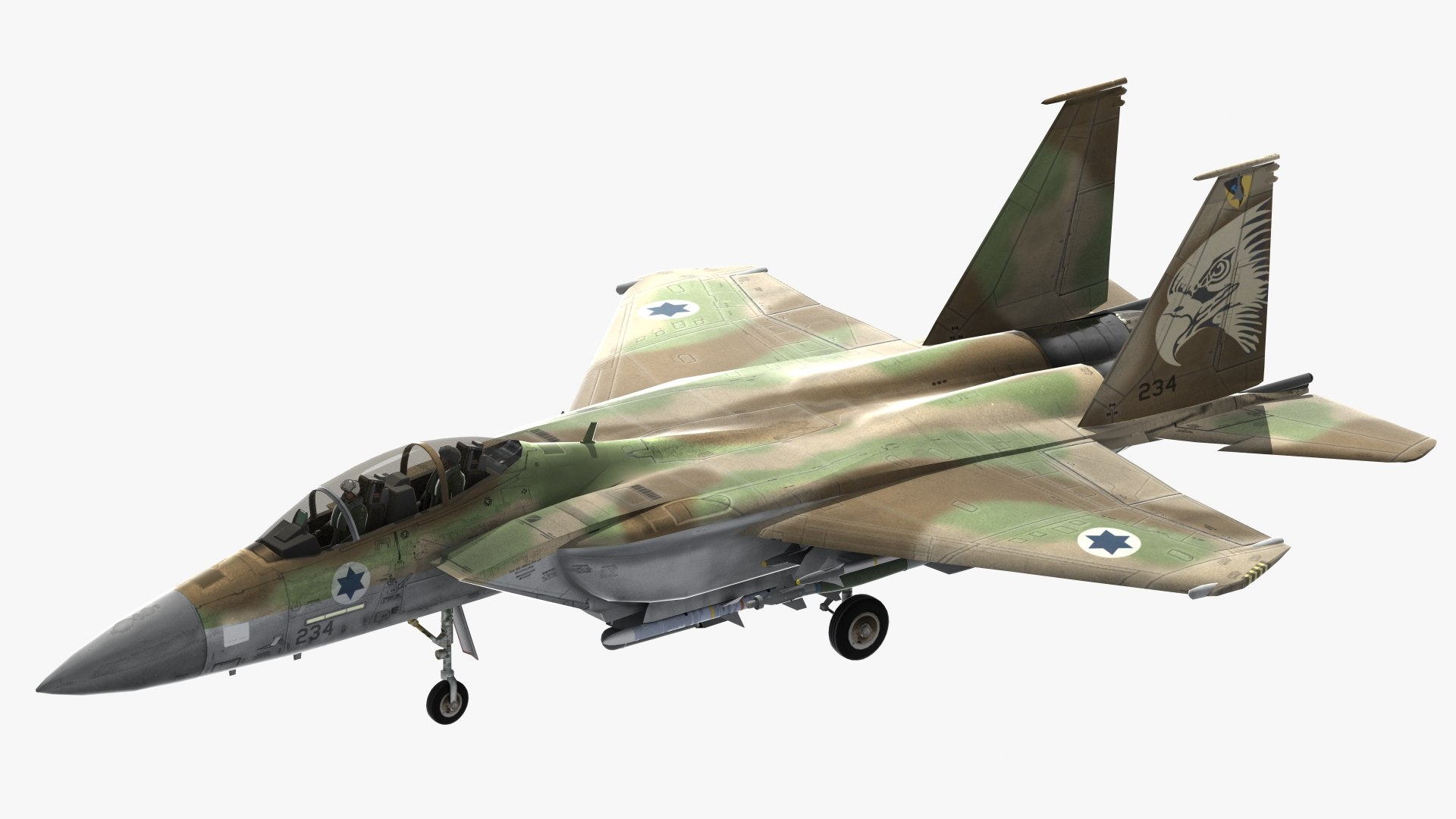 F15I Raam IDF 3D Model - TurboSquid 2219467