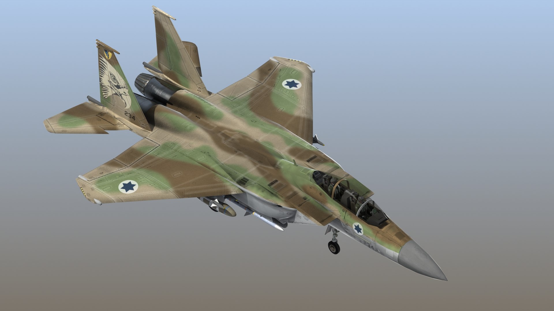 F15I Raam IDF 3D Model - TurboSquid 2219467