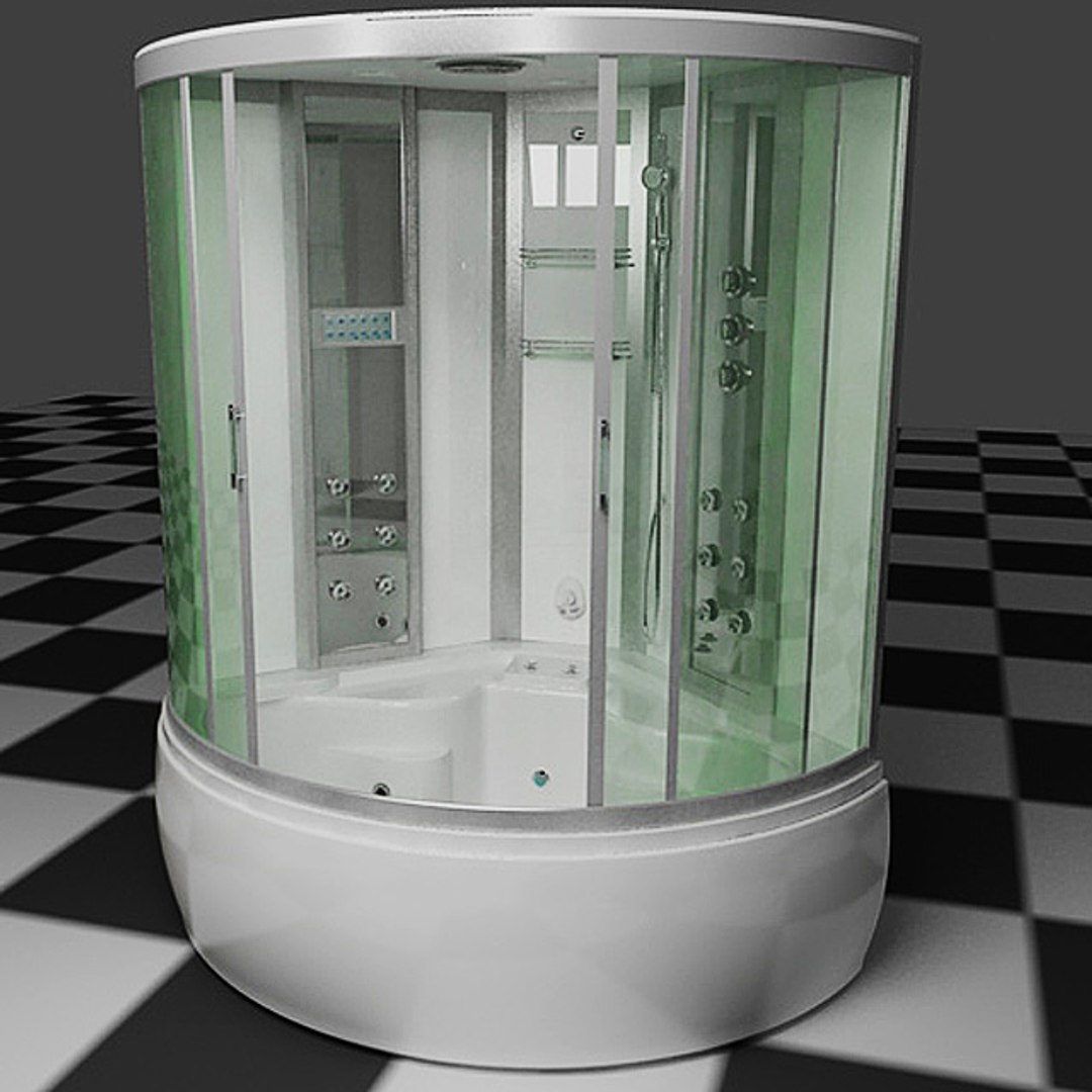 3d Shower Cubicle Model