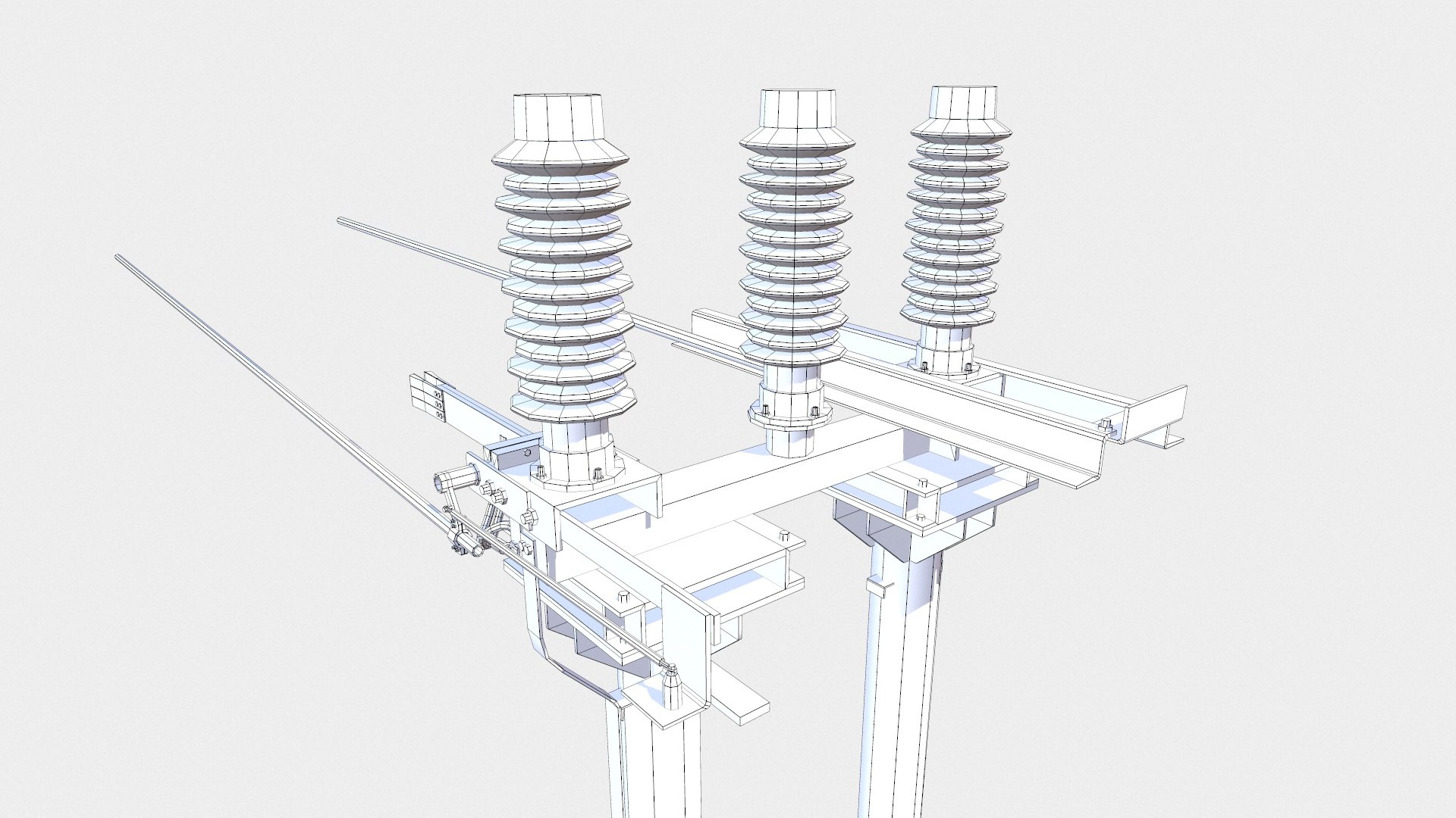 3D Model MSR Power Poll - TurboSquid 2297537