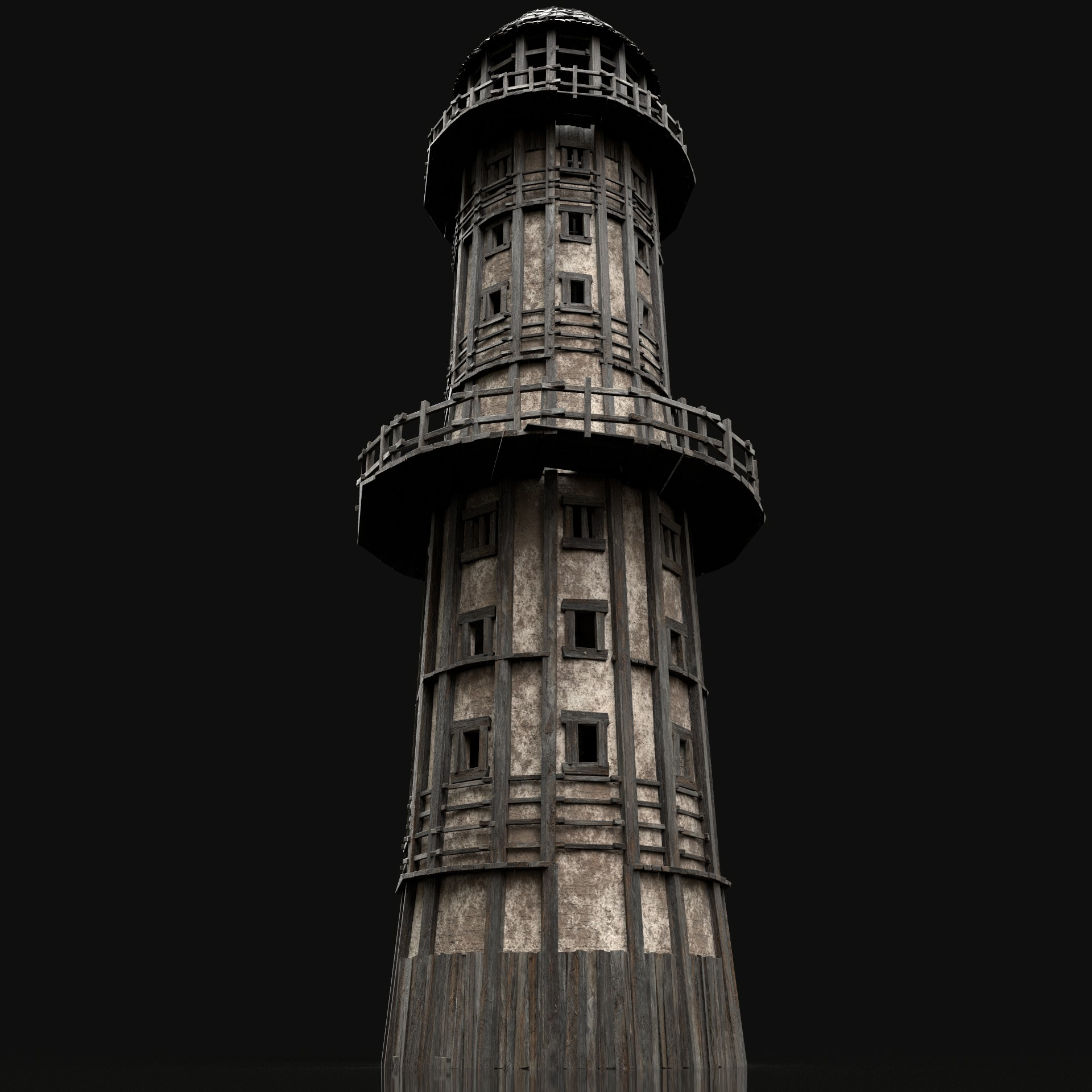 3D lighthouse tower medieval model - TurboSquid 1688593