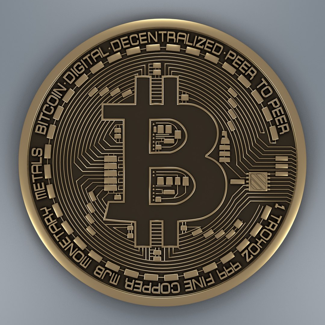 Bitcoin coin 3D model - TurboSquid 1299599