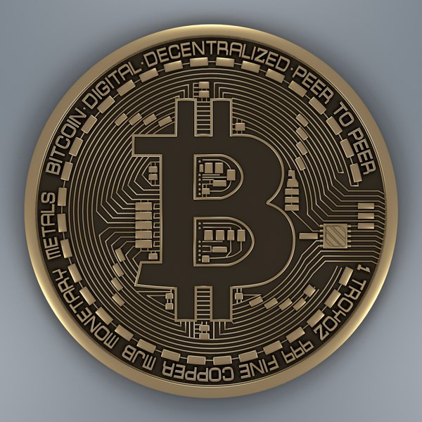 Bitcoin fabric draped symbol 3D model - TurboSquid 1697659