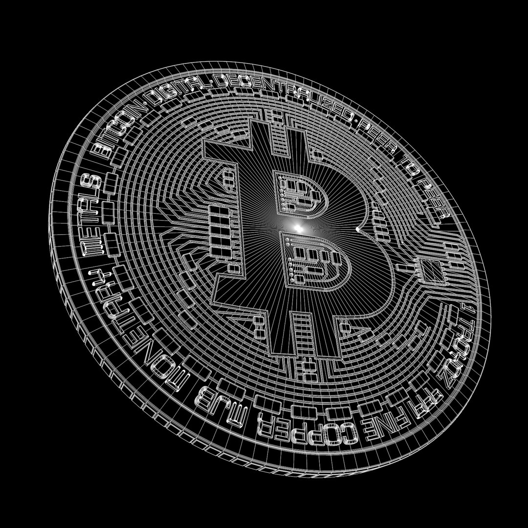 Bitcoin coin 3D model - TurboSquid 1299599