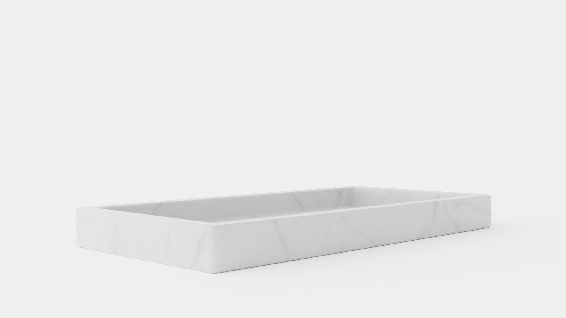 Mariana Marble Trays Large 3D Model - TurboSquid 2238743