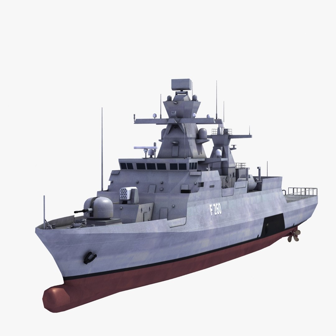 F260 Braunschweig Corvette Naval Max