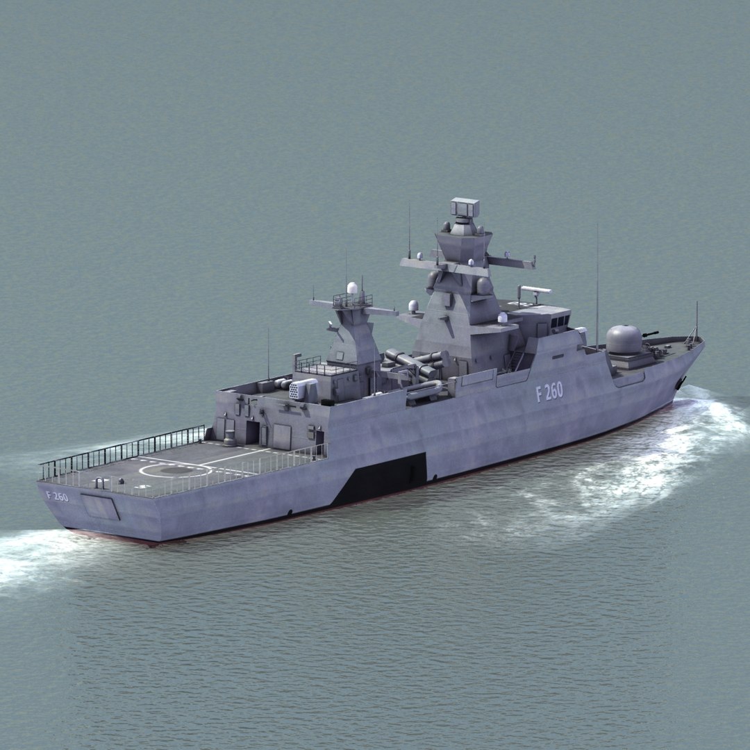 F260 Braunschweig Corvette Naval Max