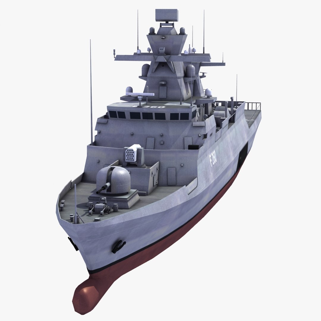 F260 Braunschweig Corvette Naval Max