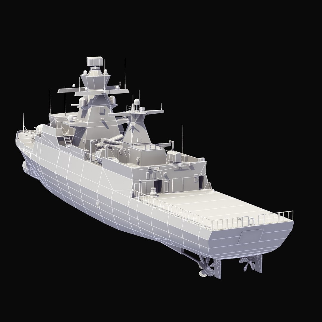 F260 Braunschweig Corvette Naval Max