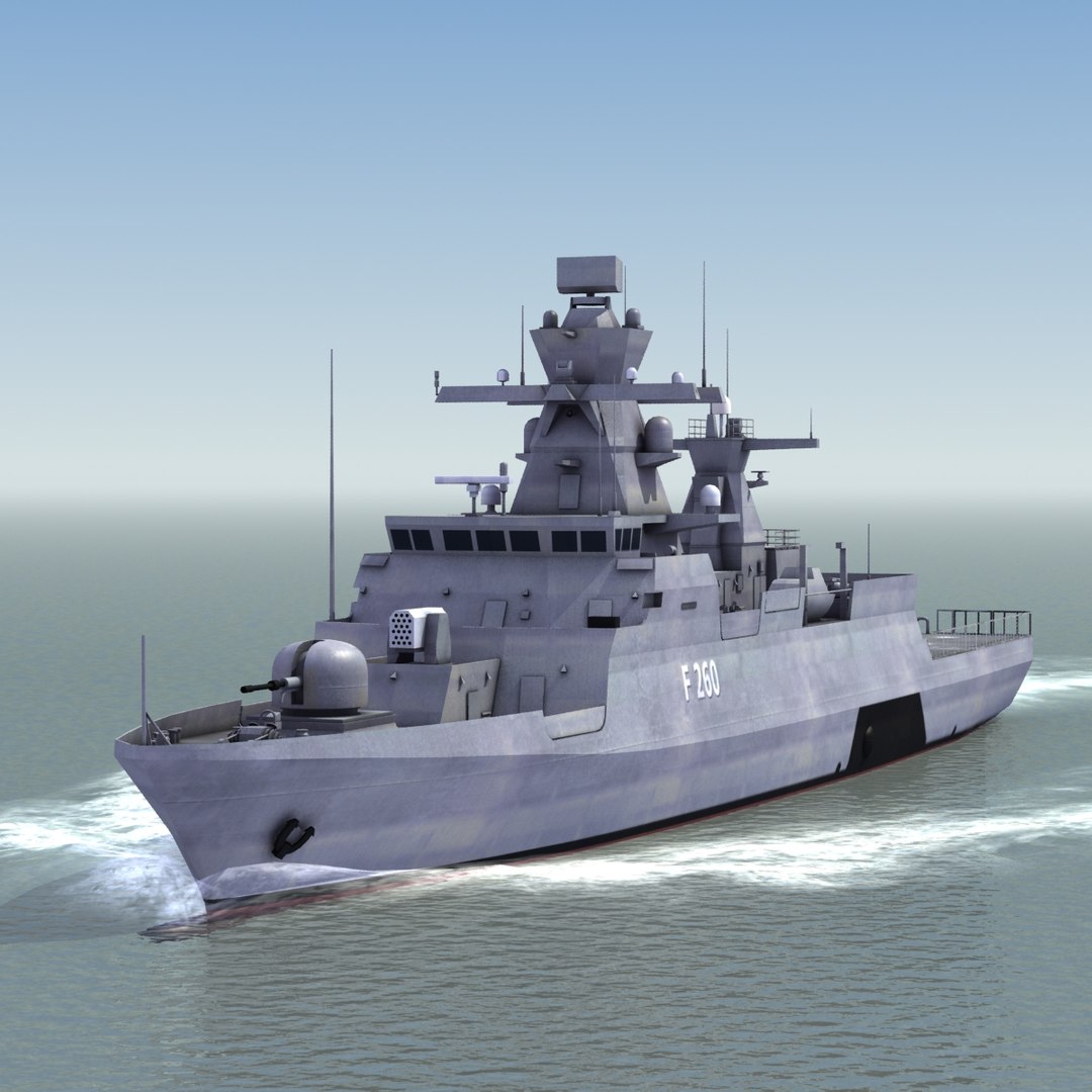 F260 Braunschweig Corvette Naval Max