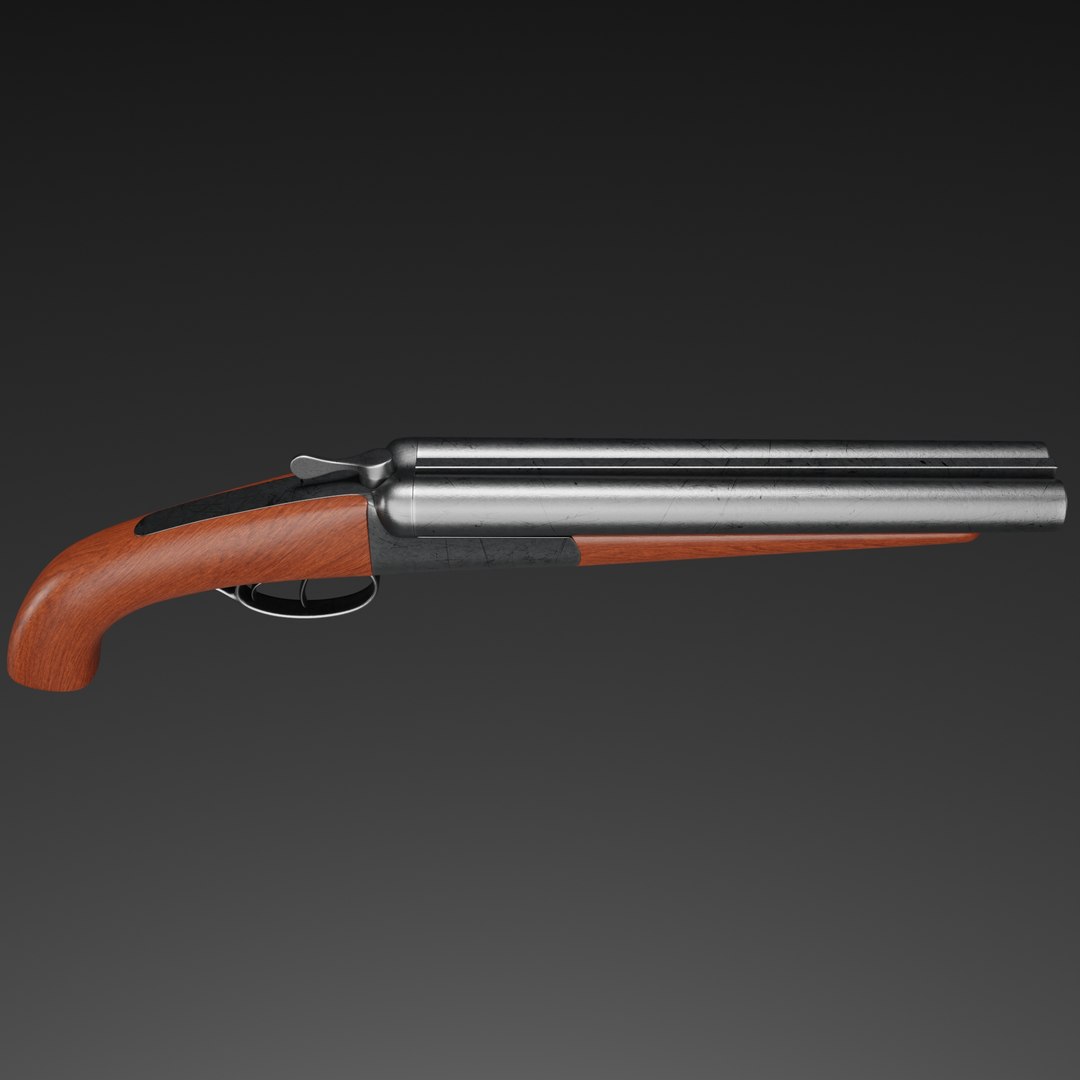 Sawed-off Shotgun 3D Model - TurboSquid 2058794