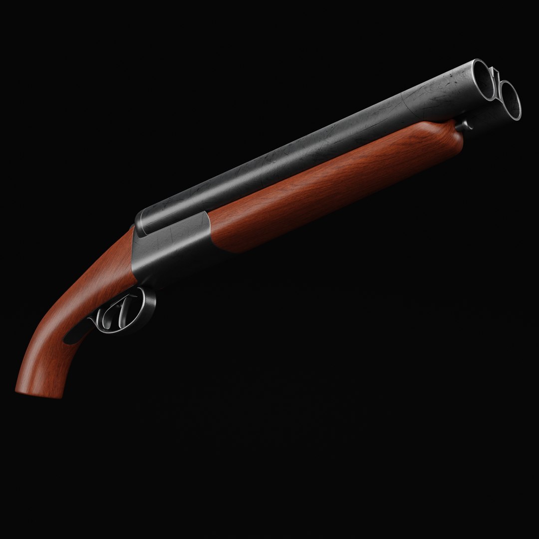 Sawed-off Shotgun 3D Model - TurboSquid 2058794