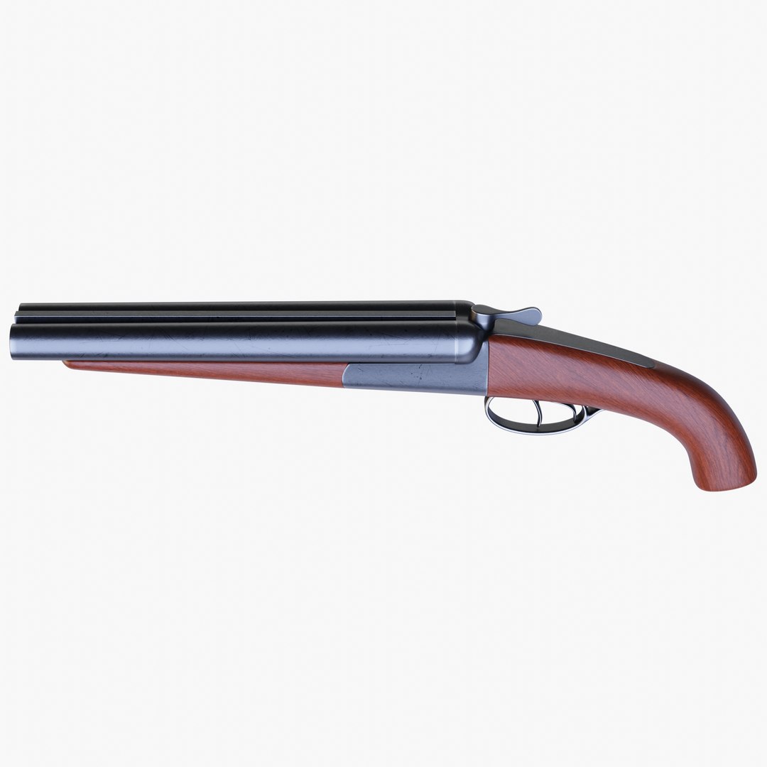 Sawed-off Shotgun 3D Model - TurboSquid 2058794