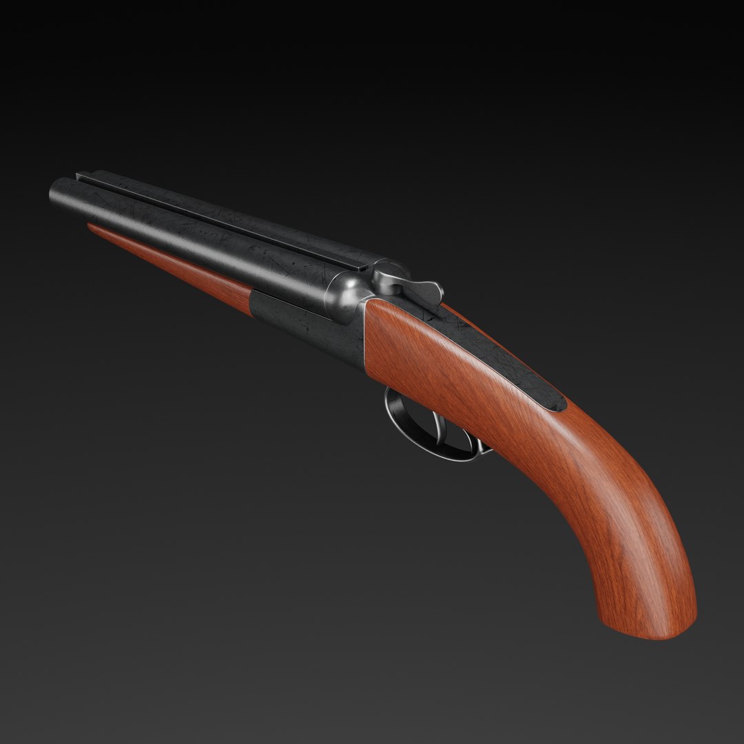 Sawed-off Shotgun 3D Model - TurboSquid 2058794